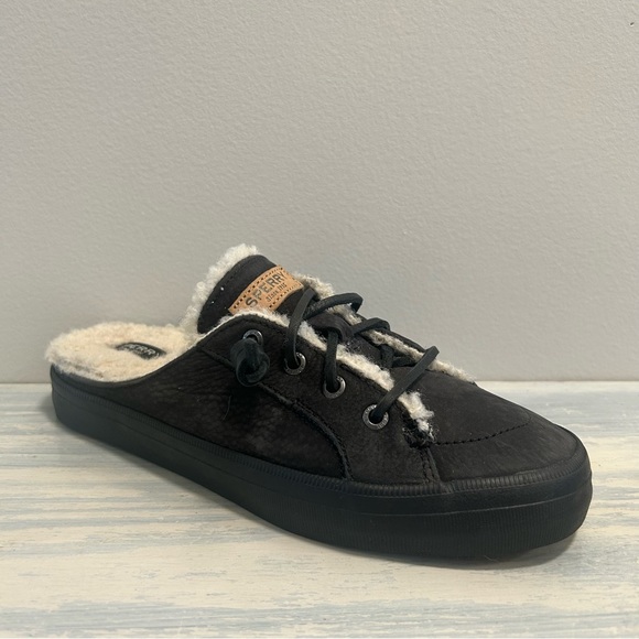 Sperry | Shoes | Sperry Crest Slipon Shearling Lined Sneaker Mules ...